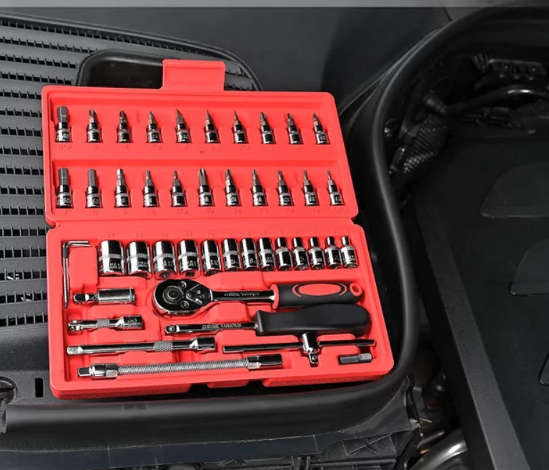 46 Pcs Set Wrench Hand Tool Set Car Repair Tool Kit Set Home | Survitec ...